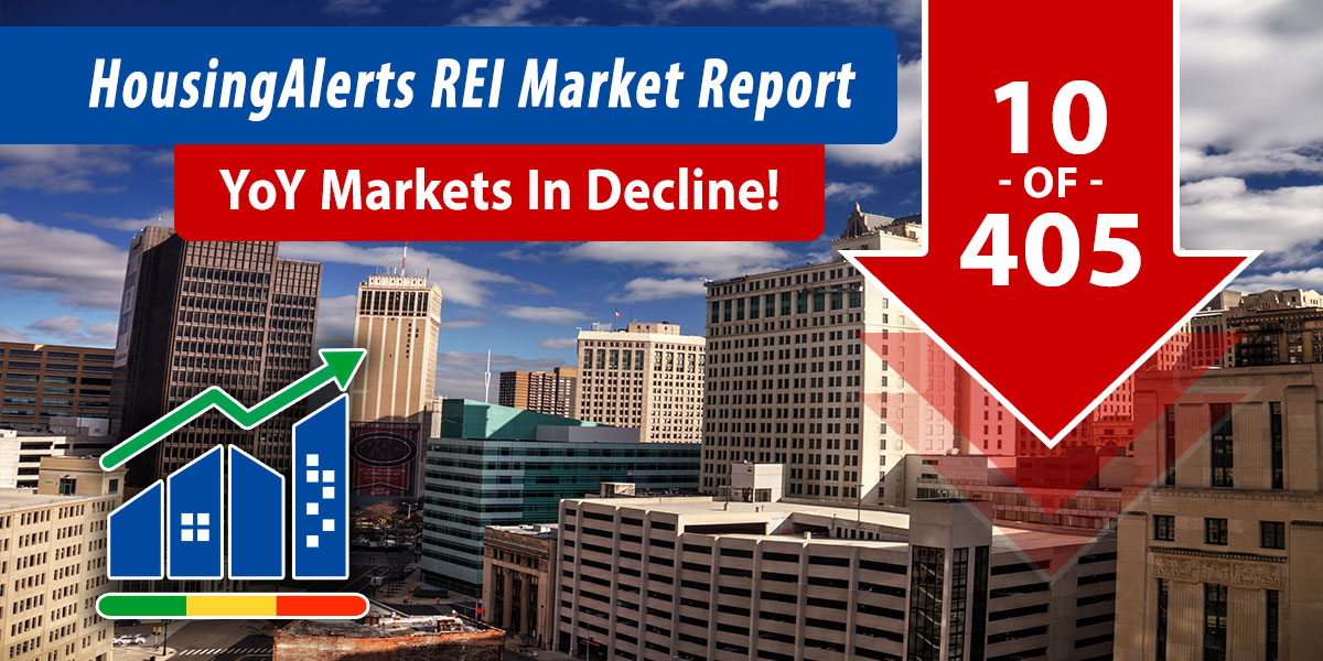 List of 10 Declining Markets Year-Over-Year